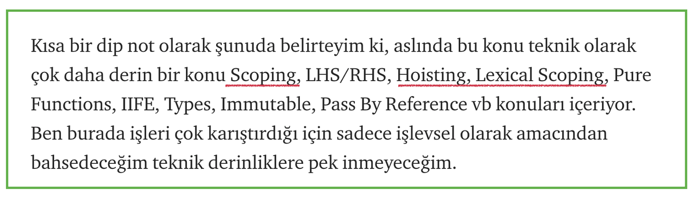 Execution Context, Lexical Environment, Scope ve Clousure Anlamak | by Onur Dayıbaşı | Frontend ...