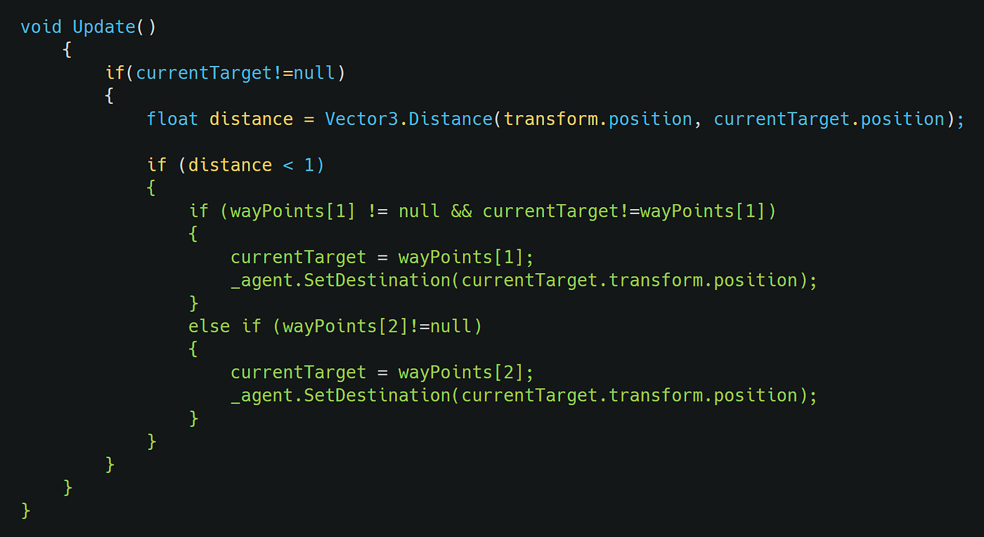 Movement between Waypoints Sloppy | by Josh Watts | Medium