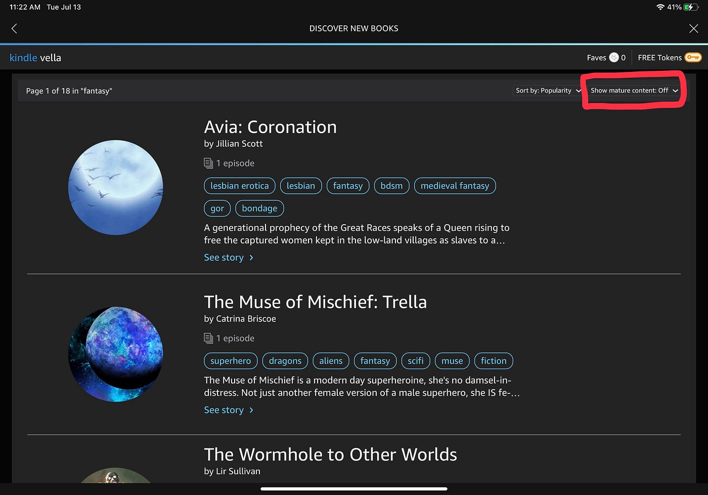 Kindle Vella is Soft Launching. Early screenshots from the Kindle iOS ...