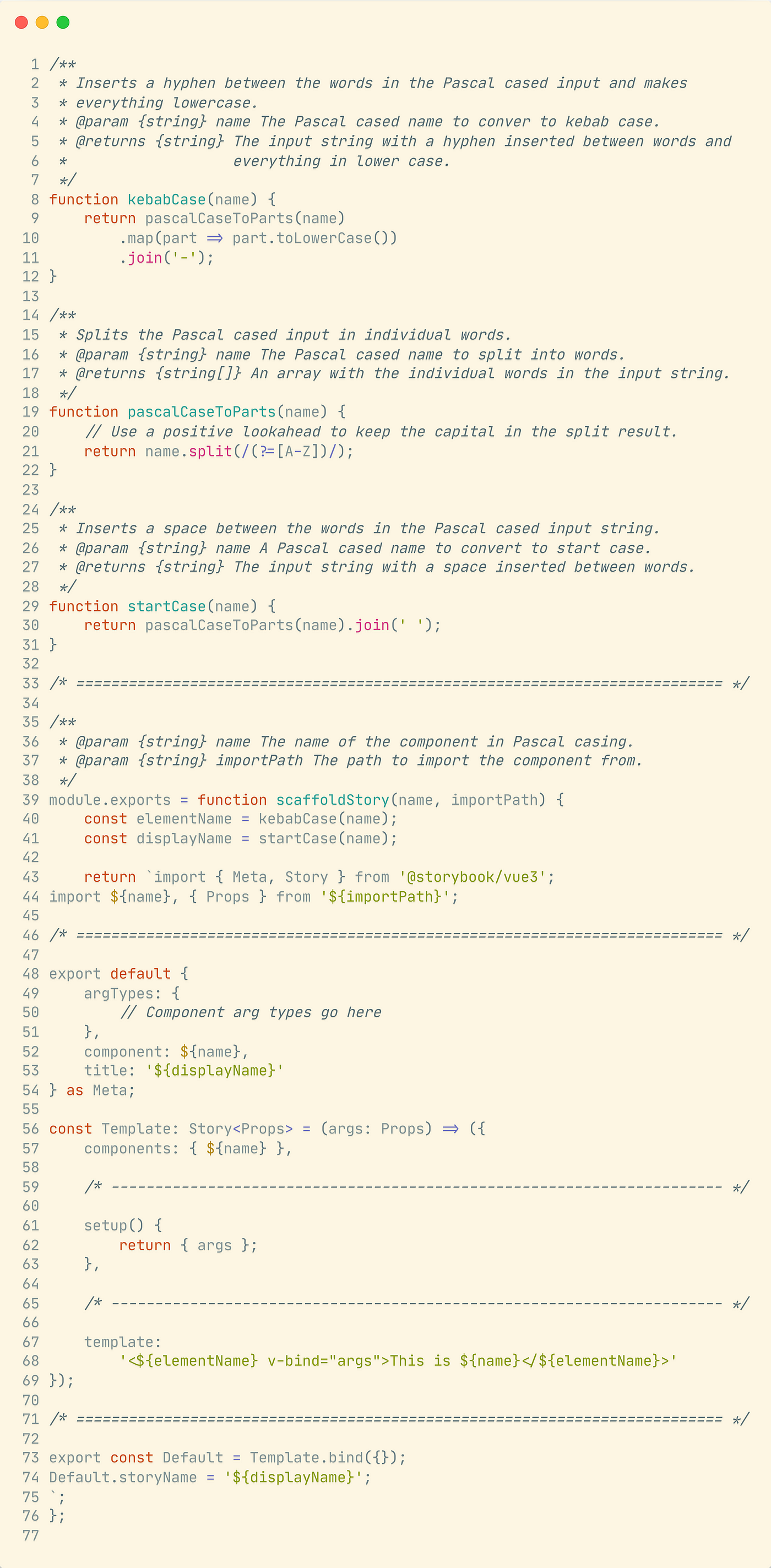 Vue component and Storybook story scaffolding | by Thijs Busser | Jan ... Vue component and Storybook story scaffolding | by Thijs Busser | Jan ...
