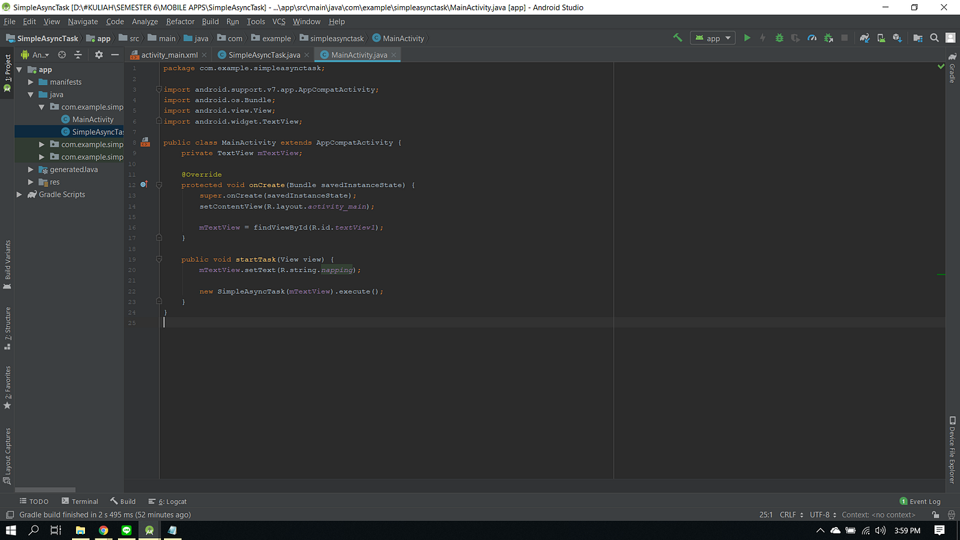 Android fundamentals 07.1: AsyncTask | by Adityo Satrio | Medium
