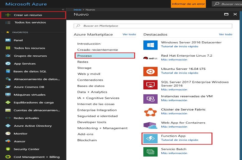 Creating your first feature in Azure Portal | by Dieguito Weed | Medium