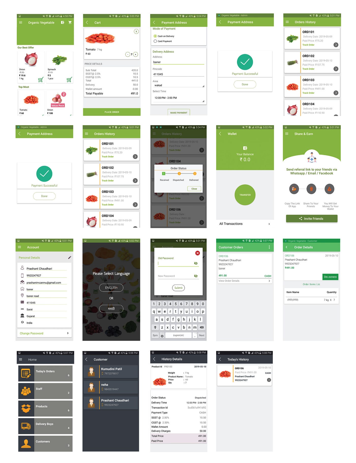 Organic Food Delivery App Redesign : A User Experience Case Study | by ...