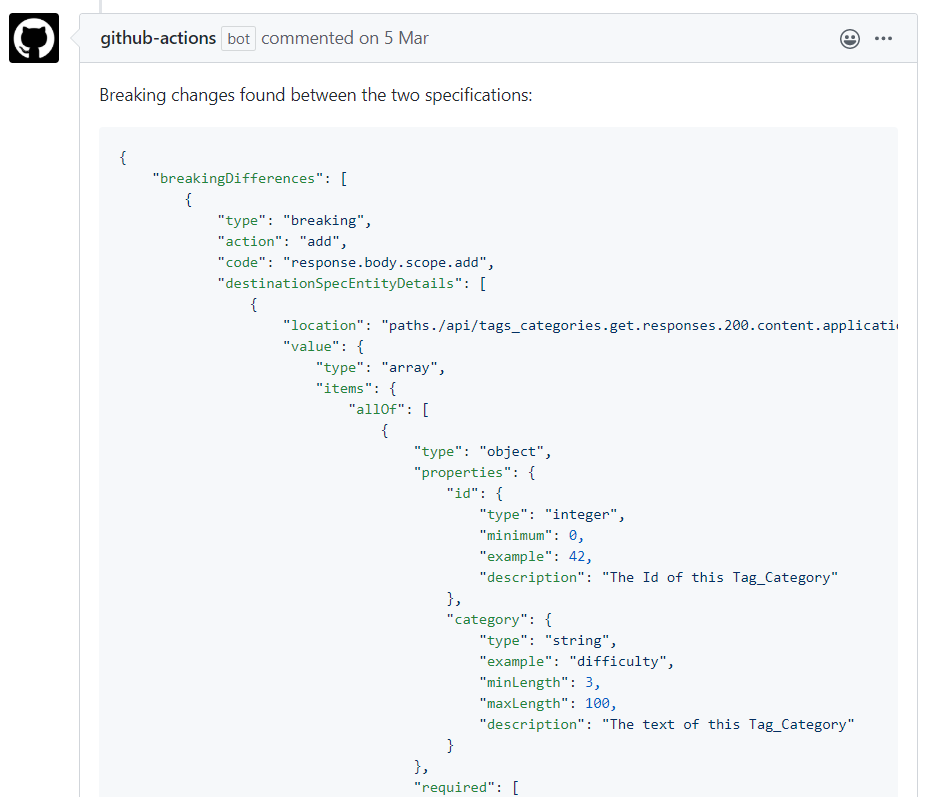 Github Actions — OAS automated breaking changes detection workflow | by jy95 | Medium