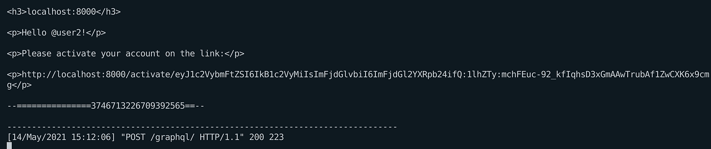 Create a GraphQL Authentication Backend with Django | by Aayush Acharya | Python in Plain English