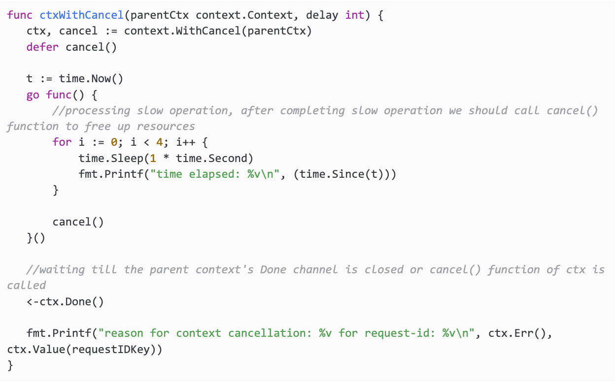 The Context Package In Go. The main purpose of the context package… | by Mahesh Dere | Medium