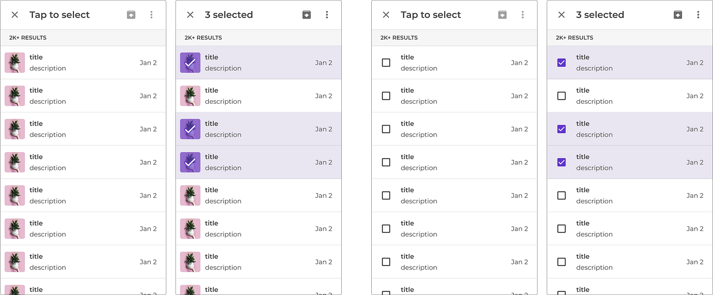 Designing collections for mobile web experiences | by Francis Wu | UX ...