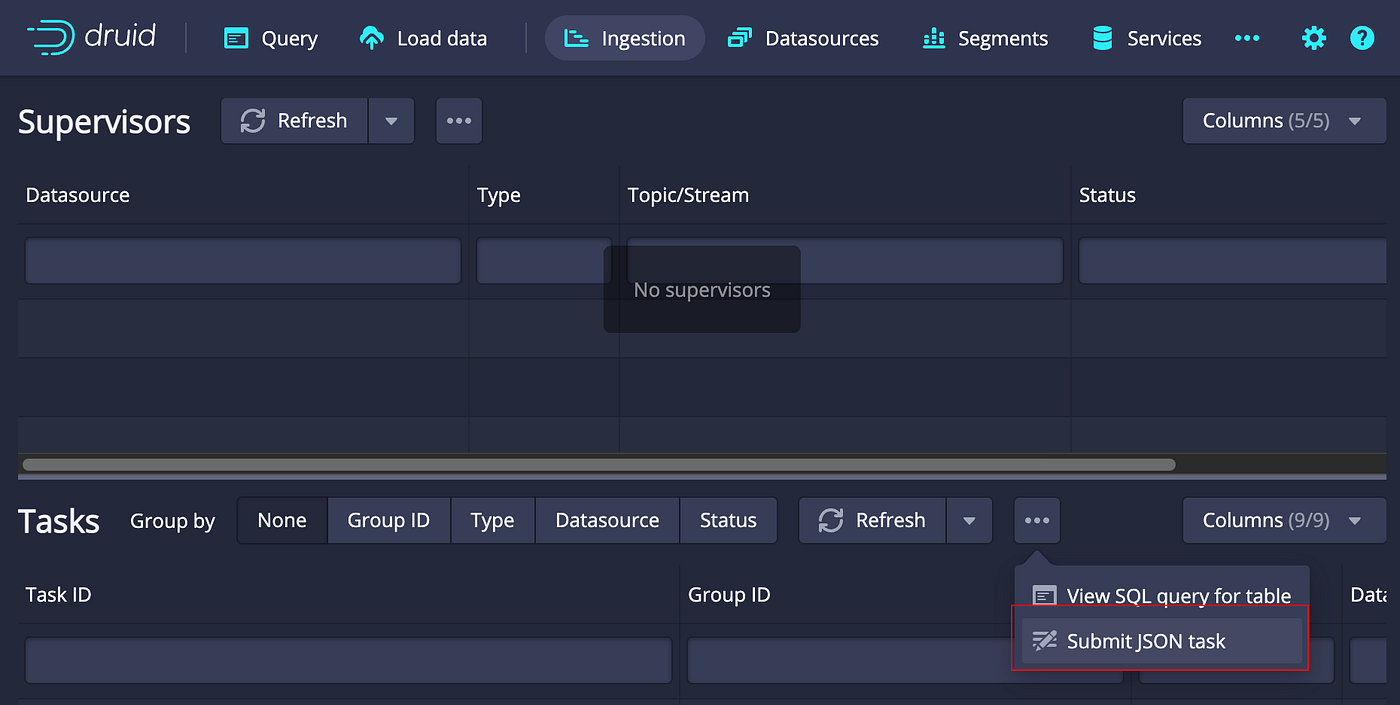 Loading MySQL tables into Apache Druid | by Kyle Hoondert | Aug, 2022 | Medium