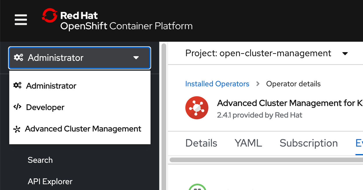 Installing Red Hat Advanced Cluster Manager on OpenShift Cluster | by Shan Vernekar | Medium