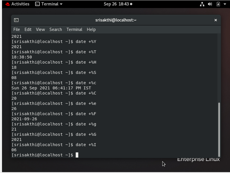 Linux date commands!. Arth 2.0 — Task 1.4 | by Sri Sakthi C.B. | Medium