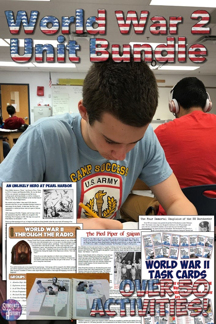 World War 2 Lessons and Activities Bundle | by Students of History | Medium