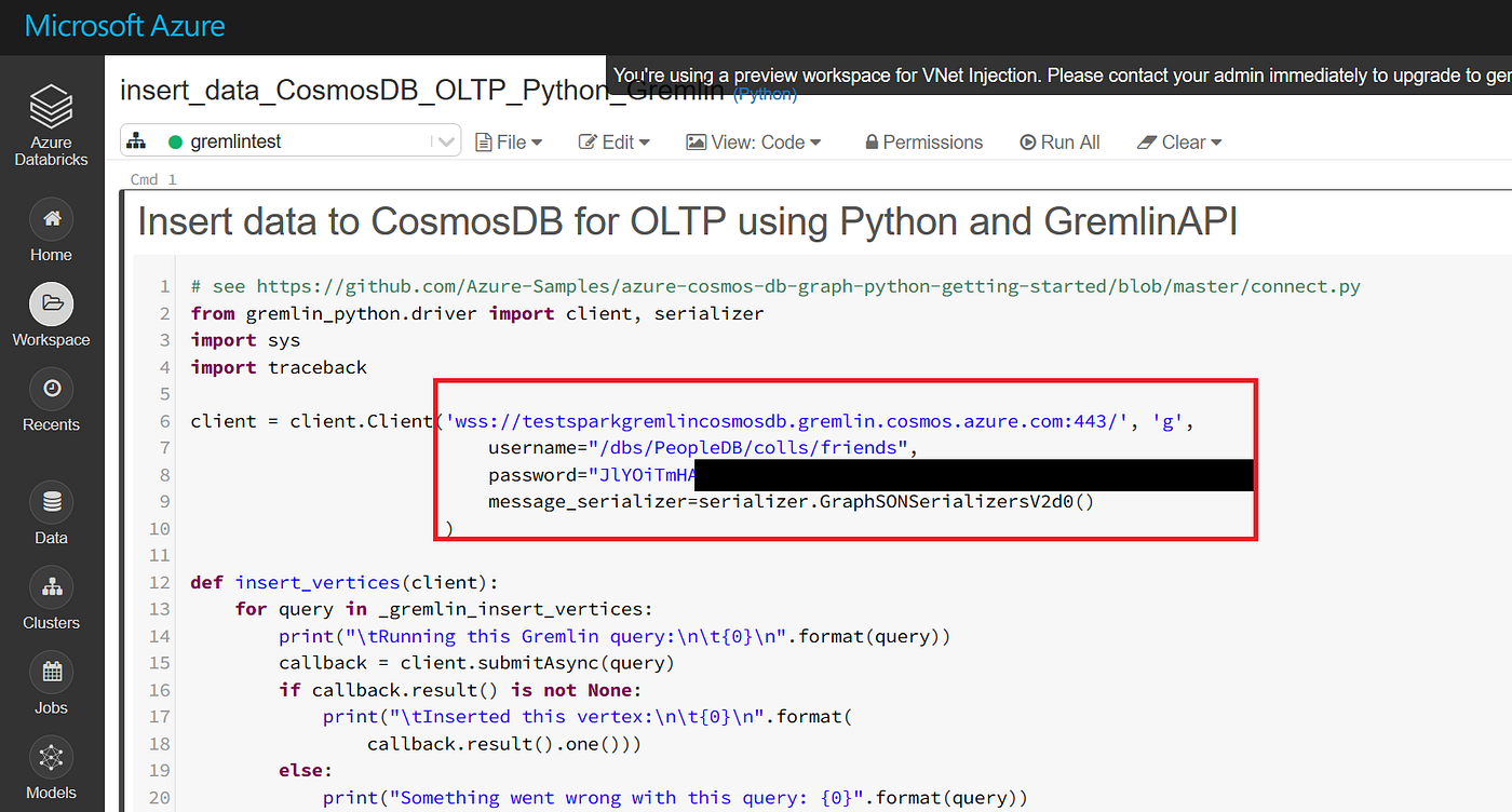 How to do advanced analytics on graph data in Azure Cosmos DB | by René Bremer | Towards Data ...