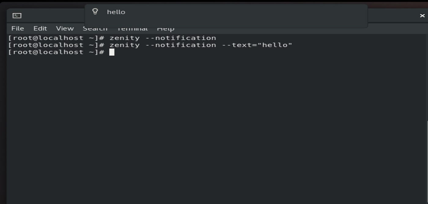 Zenity : command to display GTK+ dialogs | by Harish B | Medium