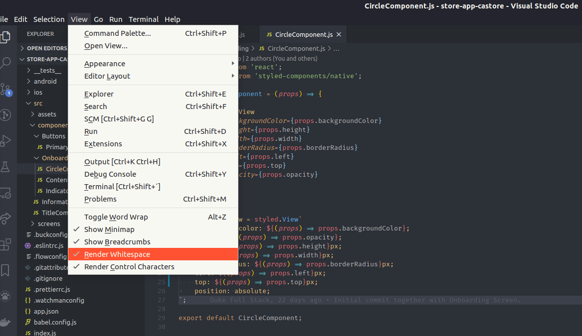 VSCode Tips — Como exibir os pontos de identação? | Medium