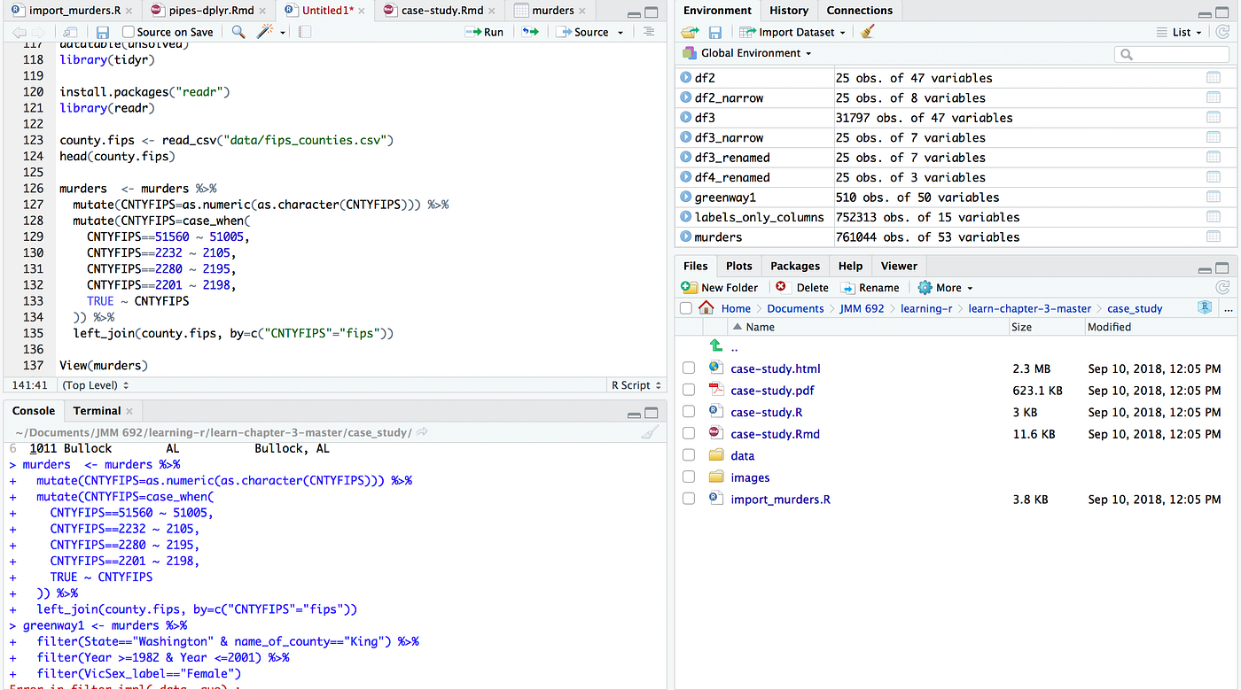 Learning R — Wrangling & Visualizing Data | by Sharry Tong | Medium
