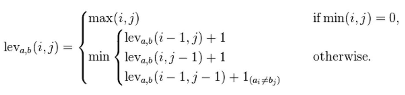 Levenshtein Distance via Python. “Binary Codes Capable of Correcting… | by pj | Medium