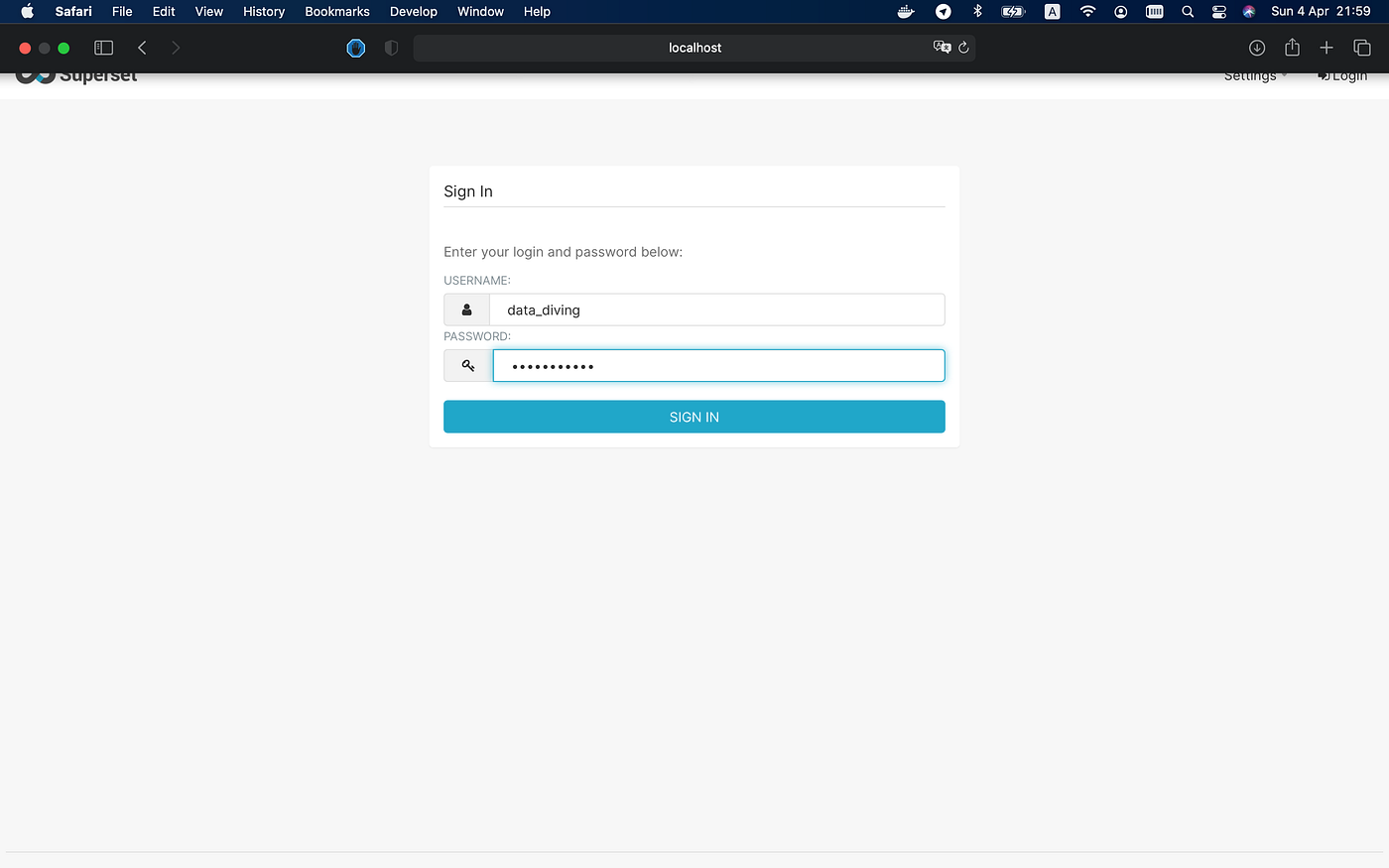 Run Apache Superset Locally in 10 Minutes | by Alex Gordienko | Geek ...