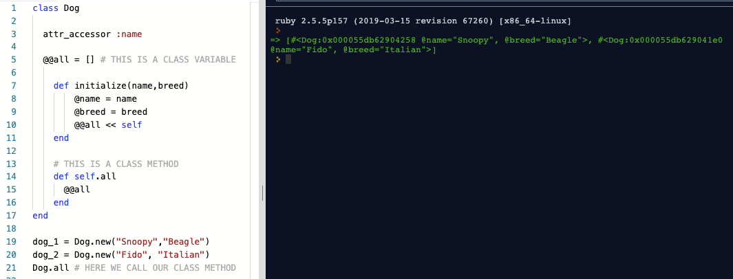 Understanding the difference between class methods and instance methods ...