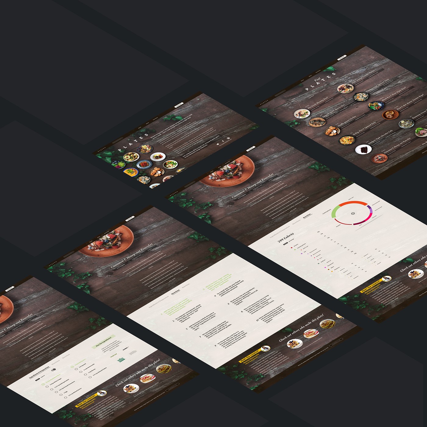 UI Design: Plates. Designing the UI/UX for a sleek yet… | by ΔLΞX ...