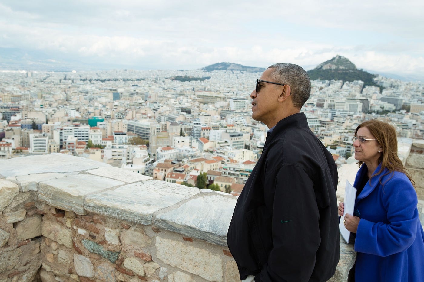 Behind the Scenes: President Obama Visits the Acropolis in Athens ...
