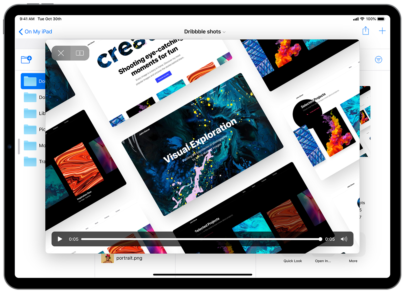 Finder for iPad Concept. Redesigning the user experience of the… | by ...