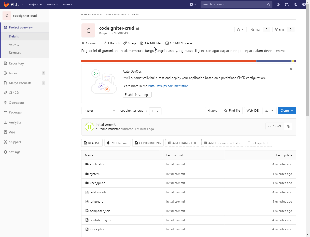 Push existing project GitLab. Kalian punya project dan ingin di… | by ...