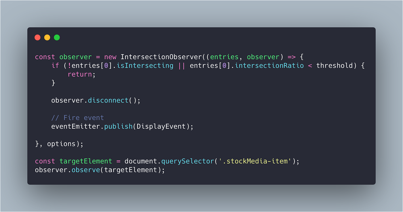 Tracking Elements in the Viewport with the Intersection Observer API | by Sam Rubin | The ...