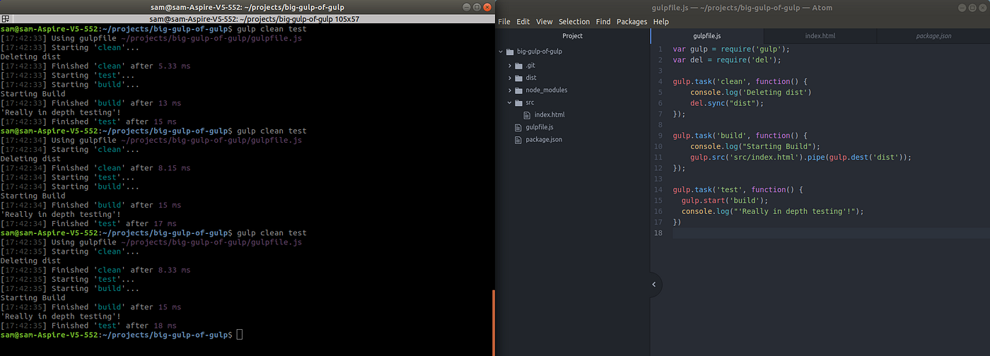My first Gulp of Gulp. A dive in to the gulp build tool to see… | by ...