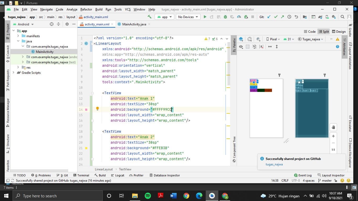 CARA MENGUPDATE PROJECT ANDROID STUDIO KEMARIN DI REPOSITORY GITHUB ...