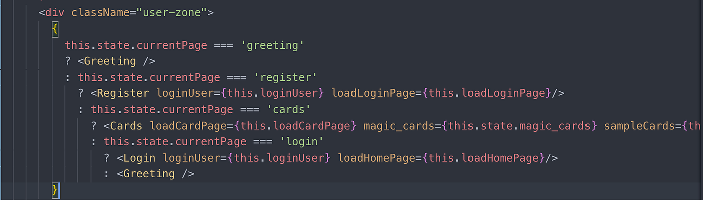 Conditional Rendering in React. A way without using React Router! | by ...