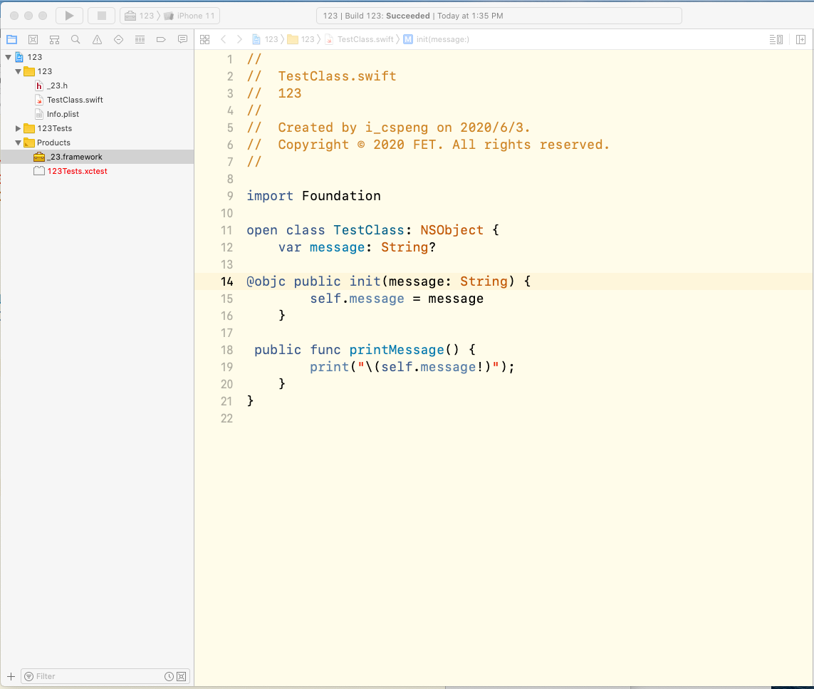 swift framework in objc project example | by Shan | Medium