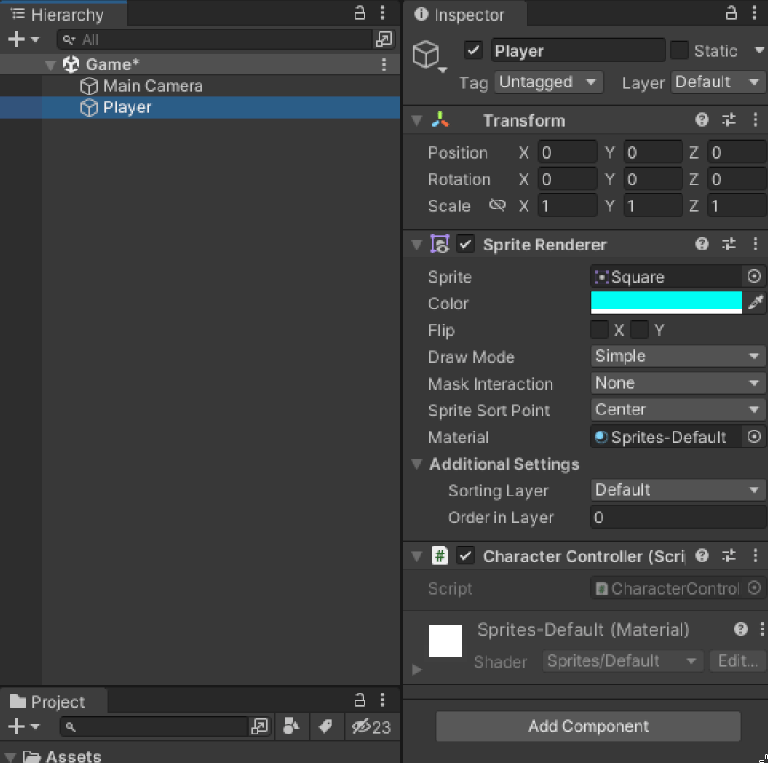 Day 18: The Beginning of a 2D Character Controller in Unity with Visual ...