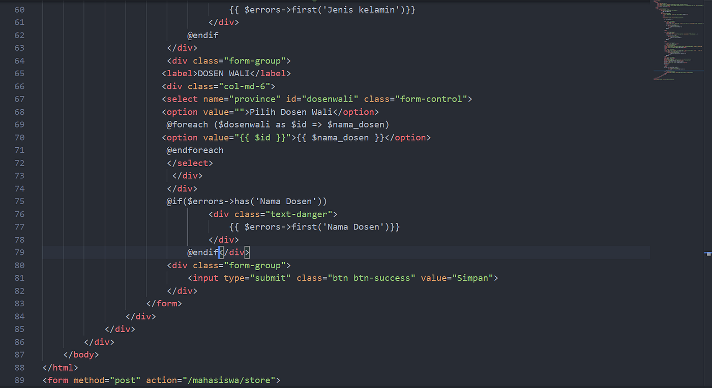 Tutorial CRUD Menggunakan Laravel | by Izzatihusna | Medium