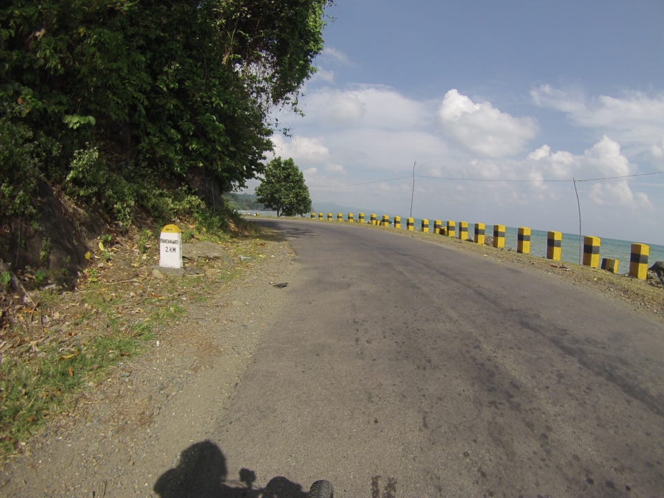 Andaman Trunk Road on a cycle. Andamans is where people go to dive ...