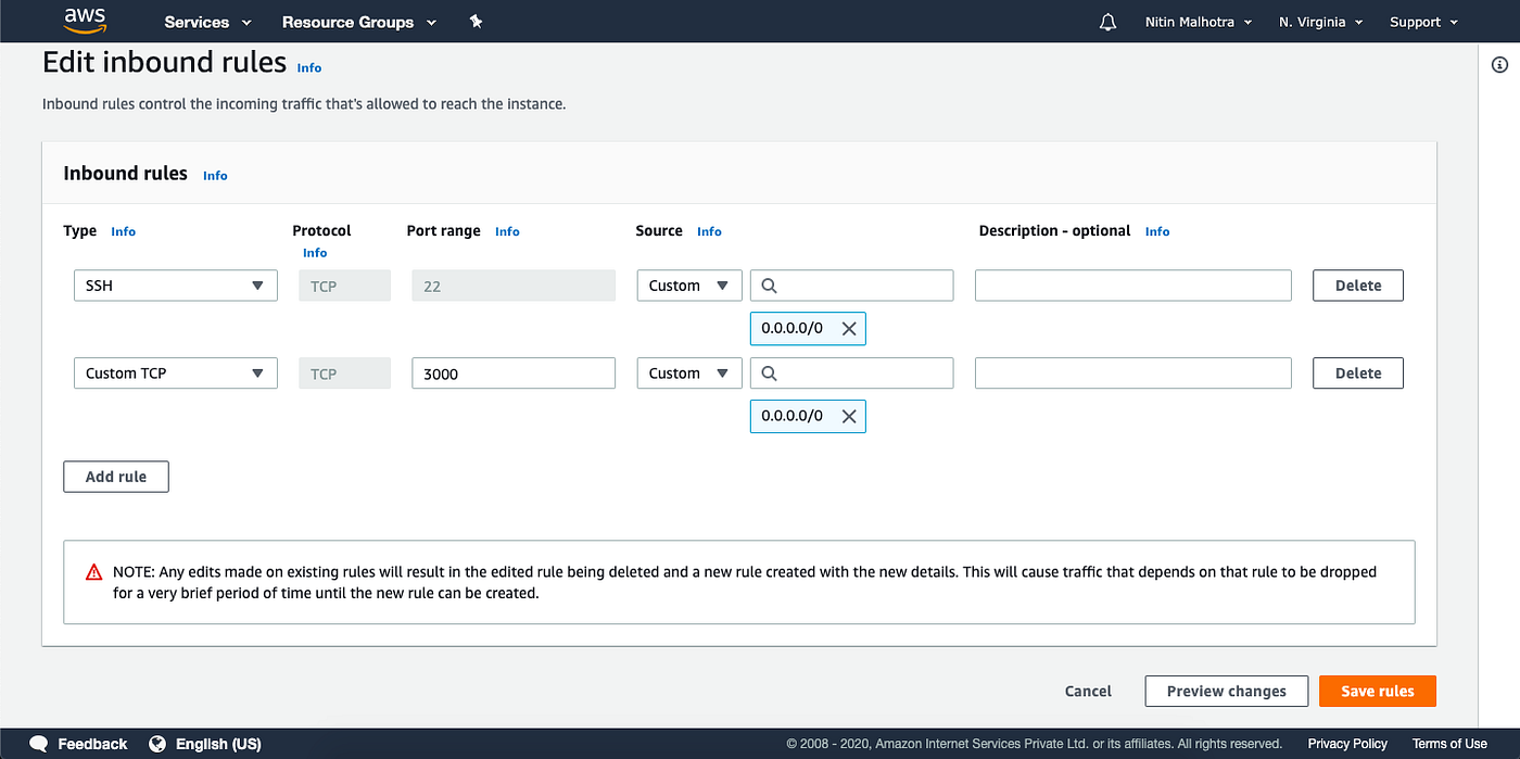 Deploy single/multiple Node.js apps on AWS EC2 instance with live domains, subdomains, Nginx ...