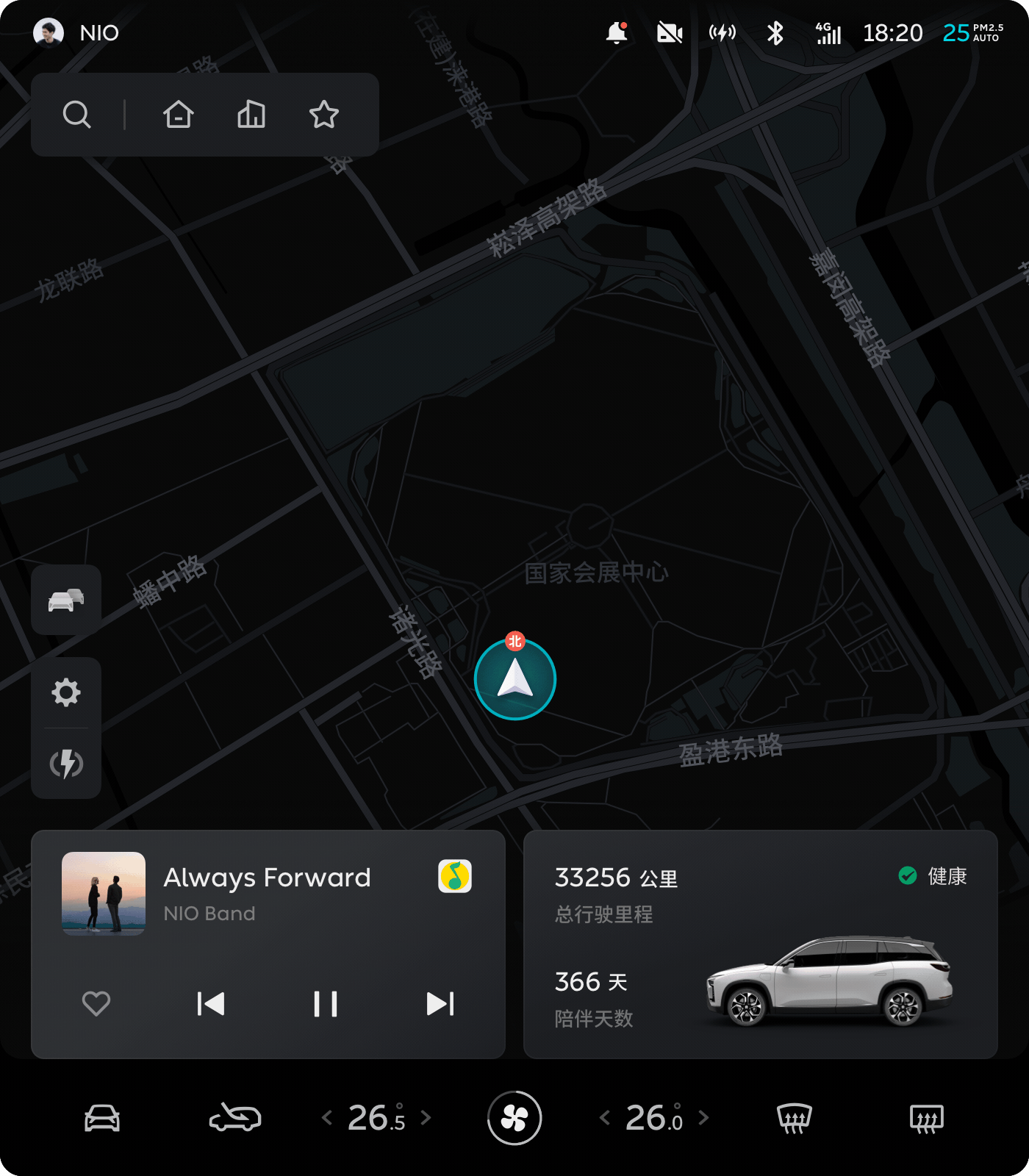 NIO Aspen 3.0 UIUX Design. This article shares some of the design… | by Glen Gao | Medium