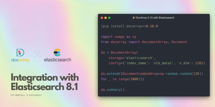 We’ve integrated DocArray with Elasticsearch! | by Shreya Kumar | Jina AI | Medium