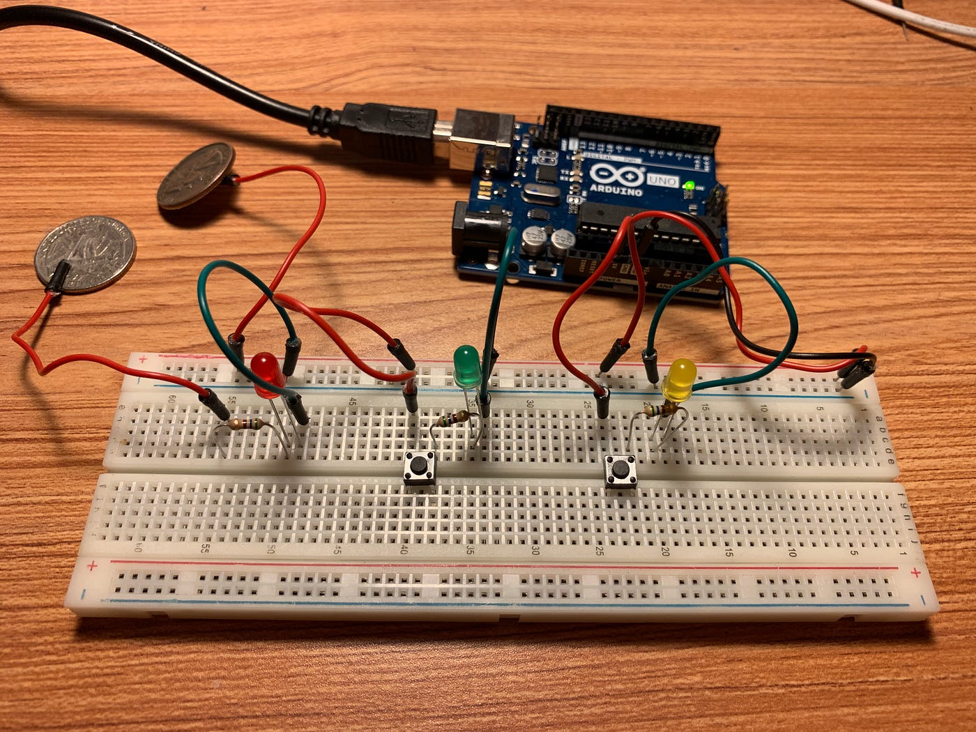 Process of building a series circuit and a parallel circuit with ...