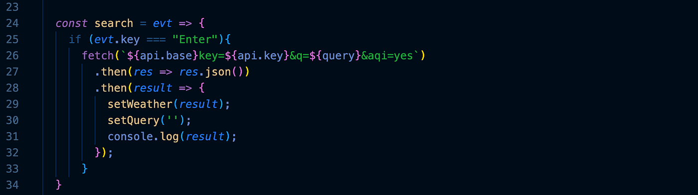 How to Create a Weather App with Dynamic Icons and Background🌦 | by ...