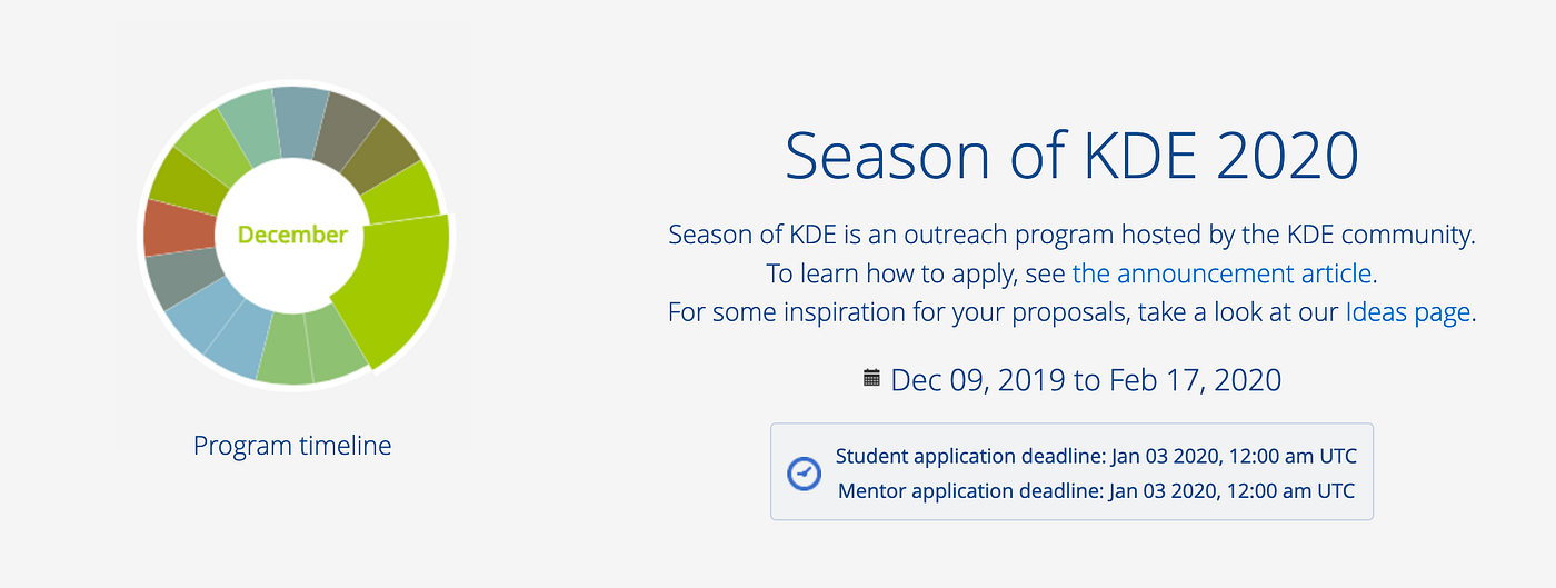 KDE and Season of KDE (SoK). KDE stands for K Desktop Environment… | by ...