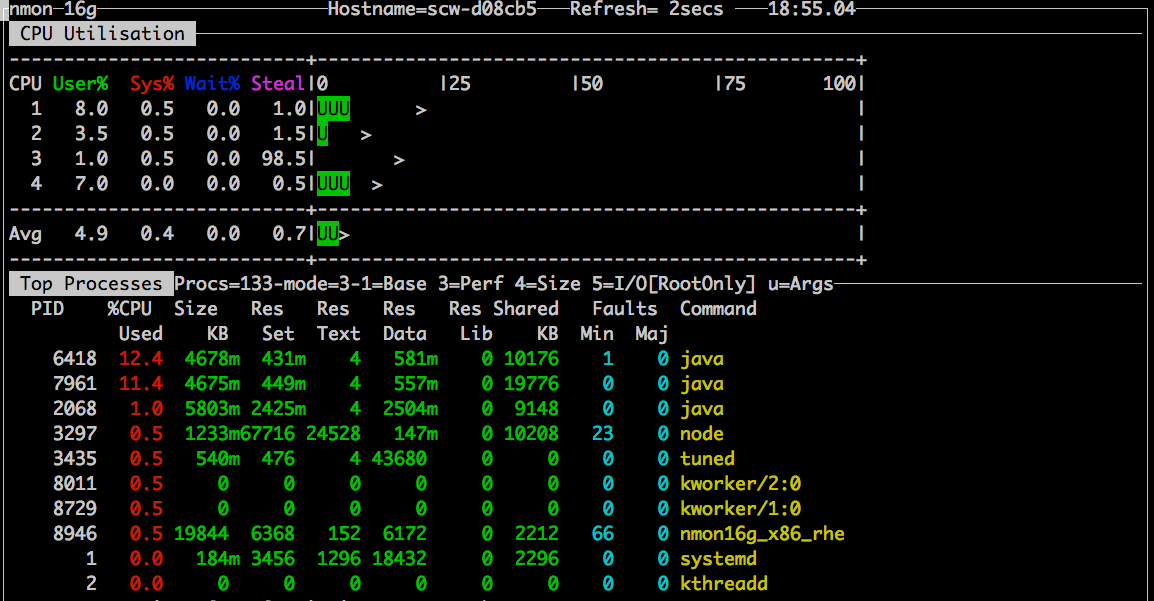 nmon for Linux 安裝步驟. 利用IBM 提供免費的nmon 程式， 來收集Linux的系統資源的log，… | by Polin Chen | bimap | Medium