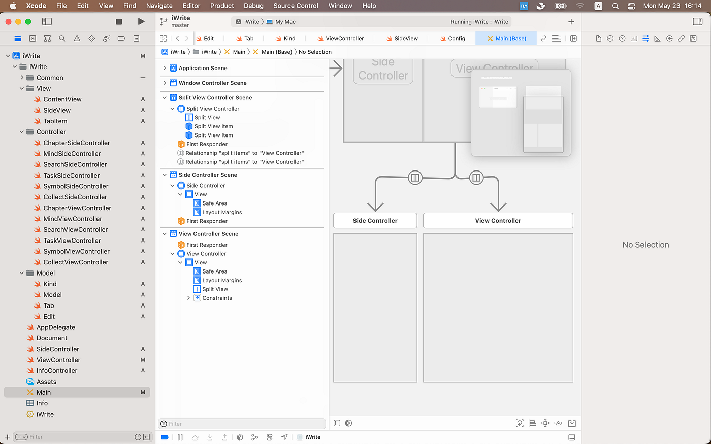 macOS App, 4. General layout. Writer is a macOS program that I want ...