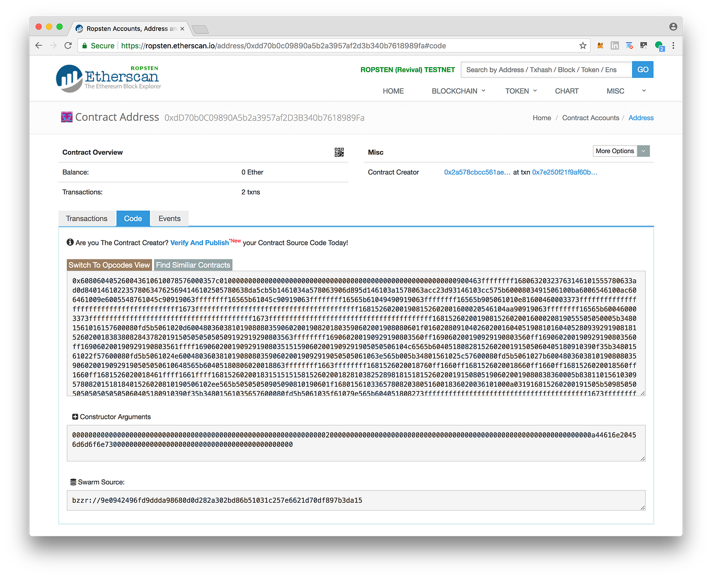 How to Verify and Publish on Etherscan | by Dan Emmons | Coinmonks | Medium
