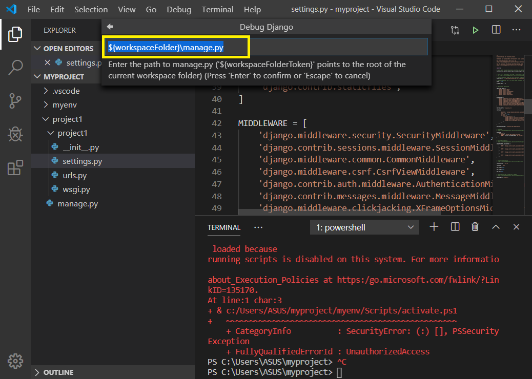 Django 101 Ep.1 ดาวน์โหลด Visual Studio Code พร้อมเซ็ต Virtual ...