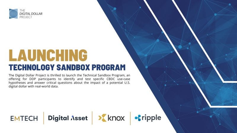 Digital Dollar Project Launches Technical Sandbox Program By Norbert Gehrke Tokyo Fintech