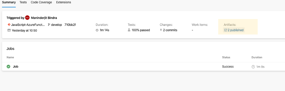 CI/Deployment for JavaScript Azure Functions using Azure Pipelines | by ...
