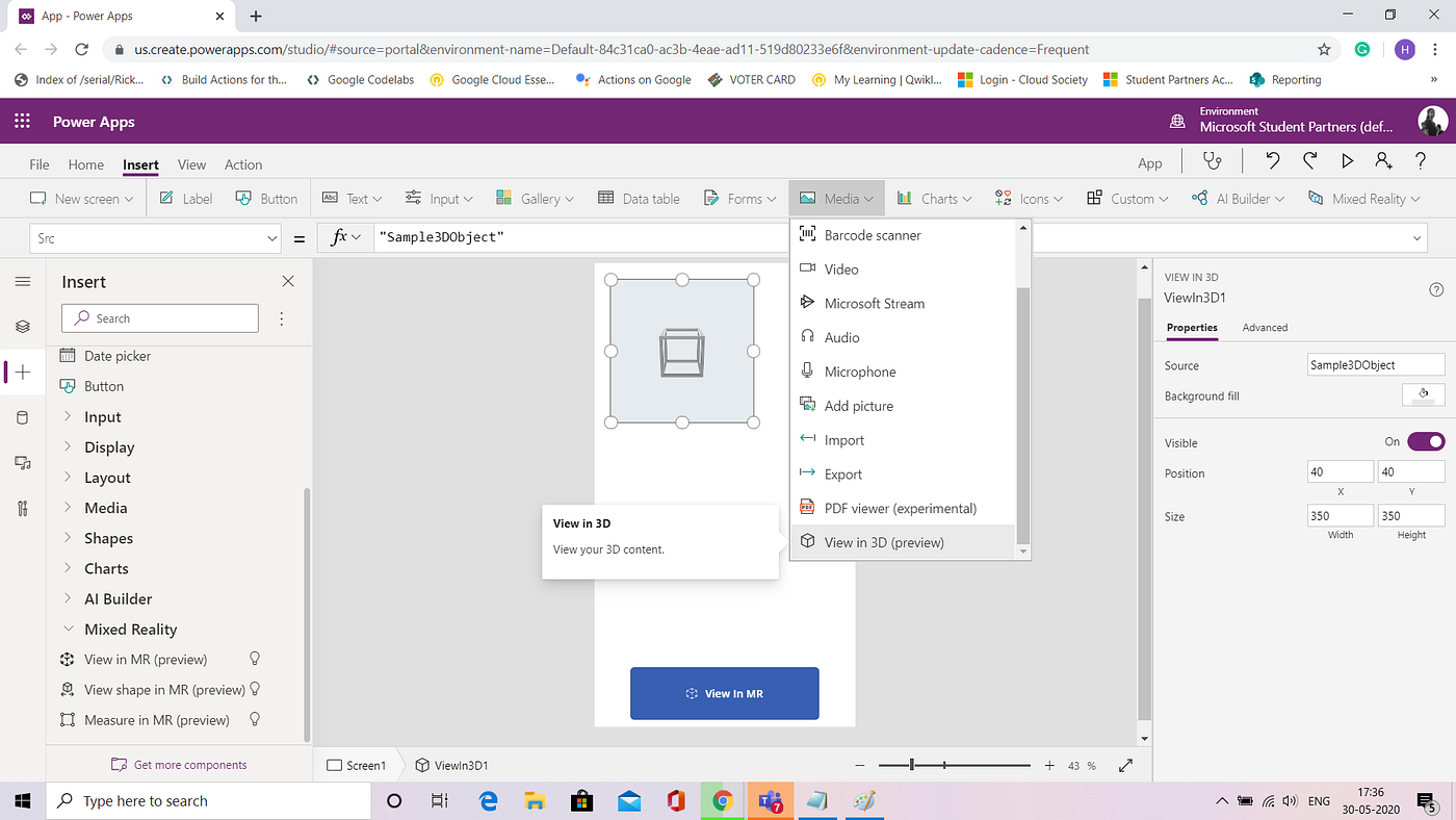 Mixed Reality in PowerApps. A few weeks ago it was announced that… | by ...
