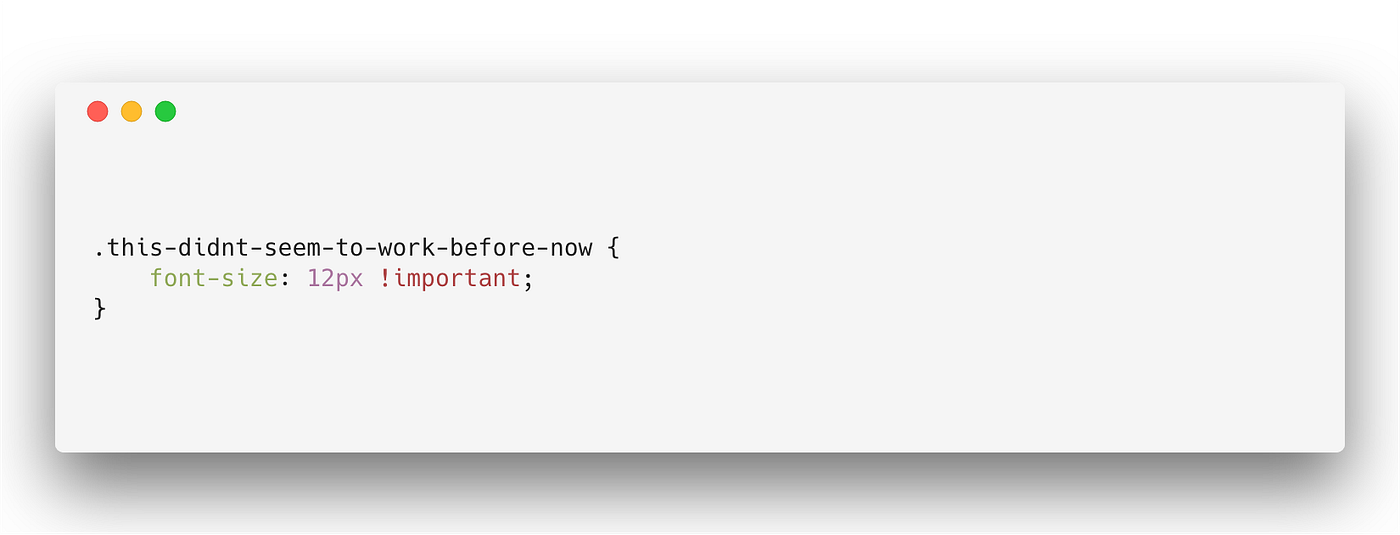How to write truly terrible CSS - freeCodeCamp.org - Medium