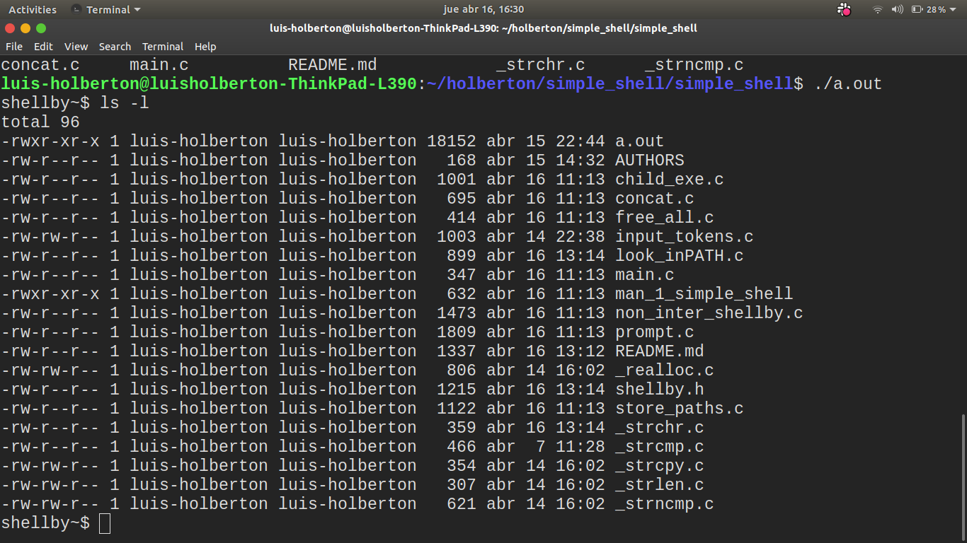 How We code a simple shell in C.. This post explains how to build a… | by Luis Enrique Sanjuan ...