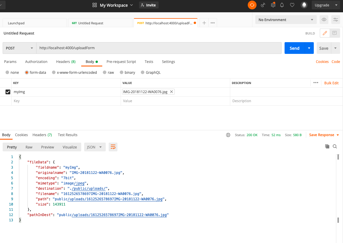 How to Upload Images in Your Node.js App | by Sristi Chowdhury | JavaScript in Plain English